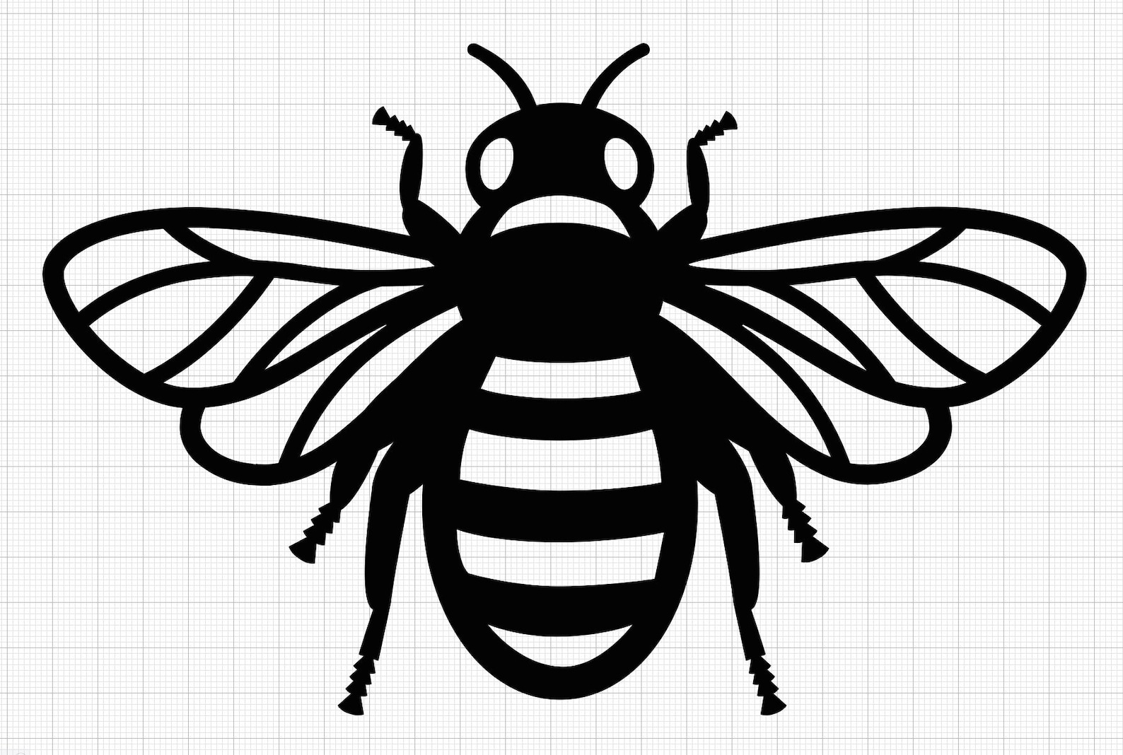 VINYL DECAL Bumble Bee Vinyl Decal Sticker for Laptops Car - Etsy