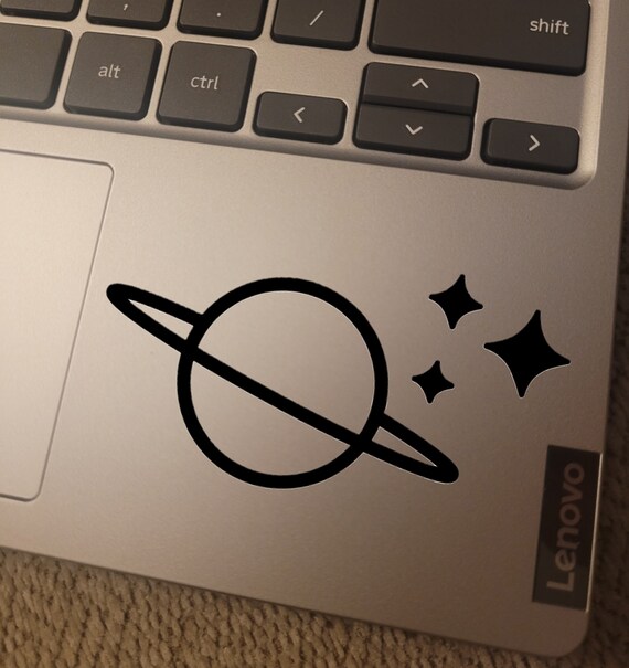 VINYL DECAL Planet Saturn and Stars Vinyl Decal Sticker - Etsy