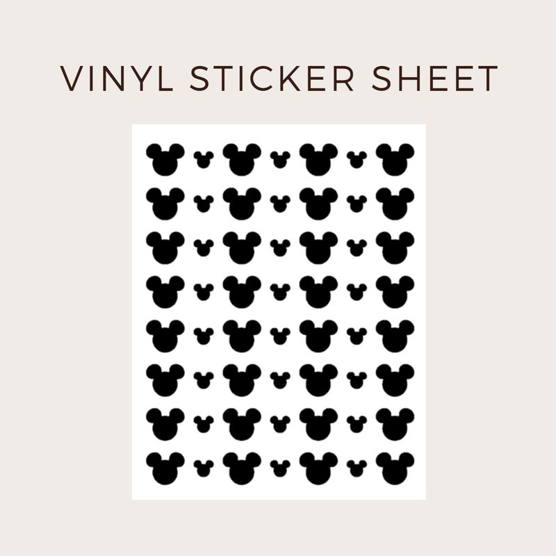 Mouse Vinyls Sticker - Etsy