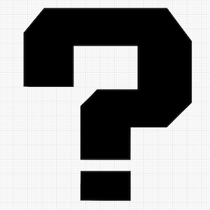 VINYL DECAL - Mario Question Mark Block Vinyl Decal Sticker for Laptops ...