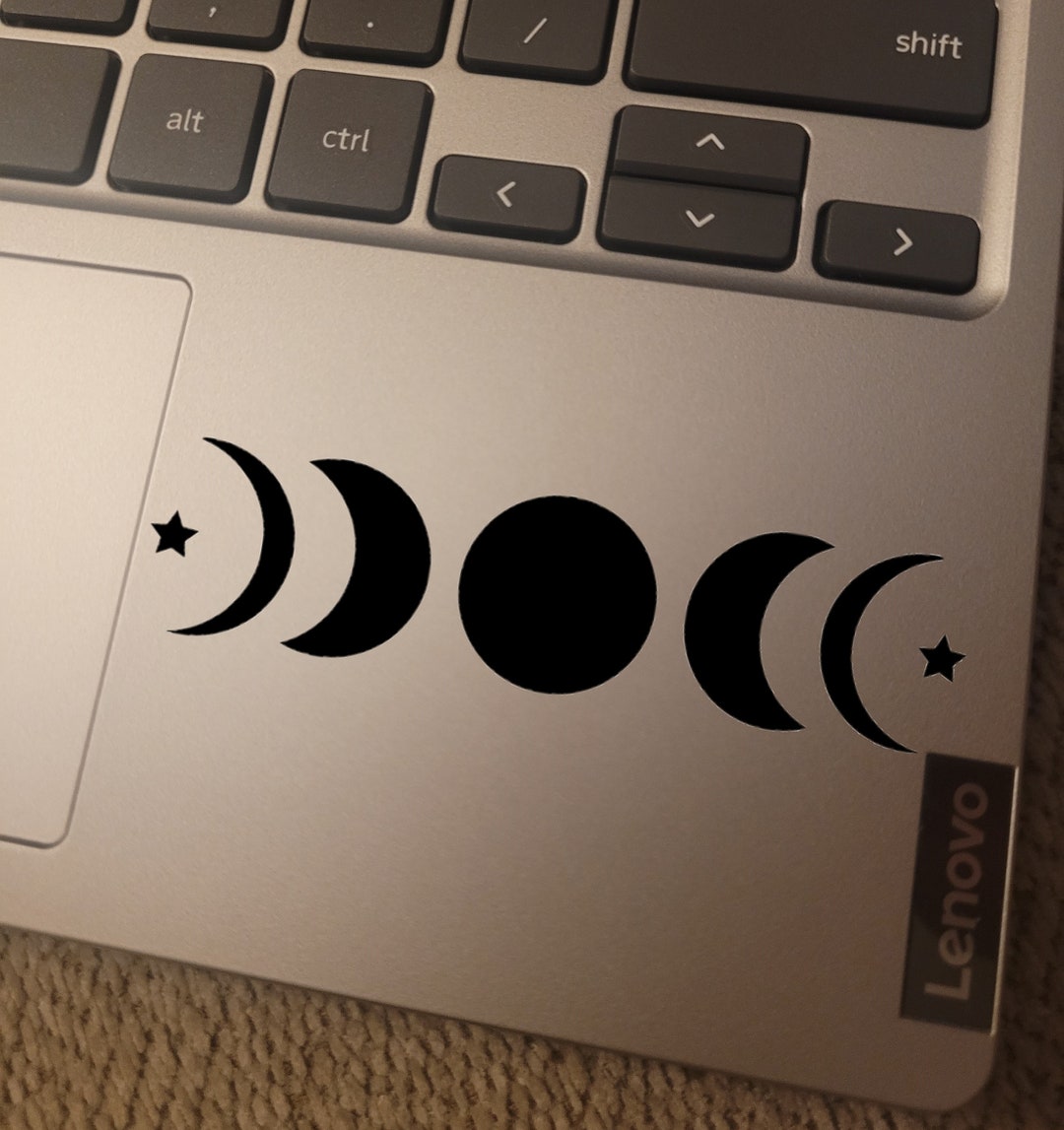 VINYL DECAL Moon and Stars Vinyl Decal Sticker for Laptops, Car Windows ...