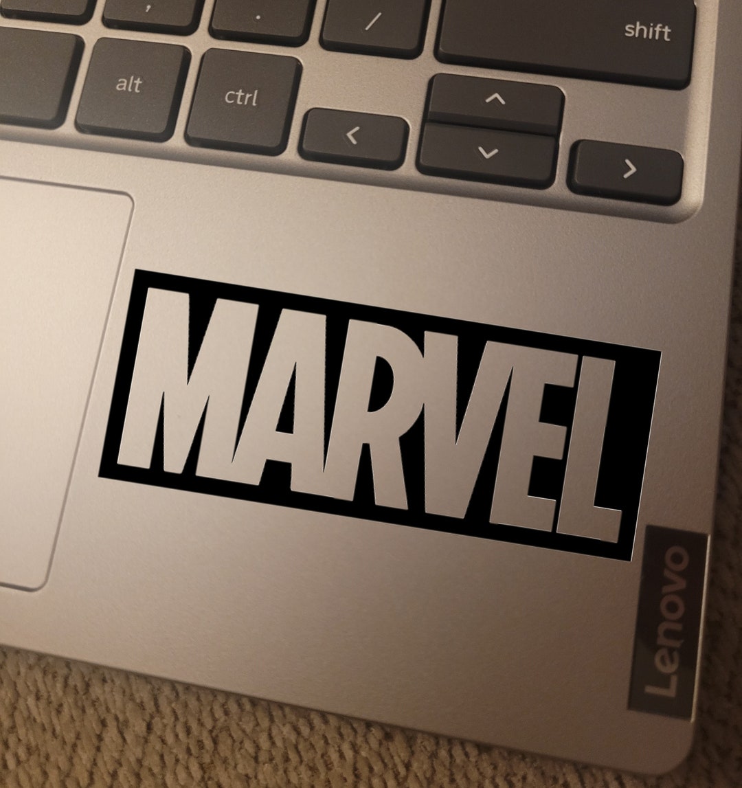 VINYL DECAL - Marvel Logo Vinyl Decal Sticker for Laptops, Car Windows ...
