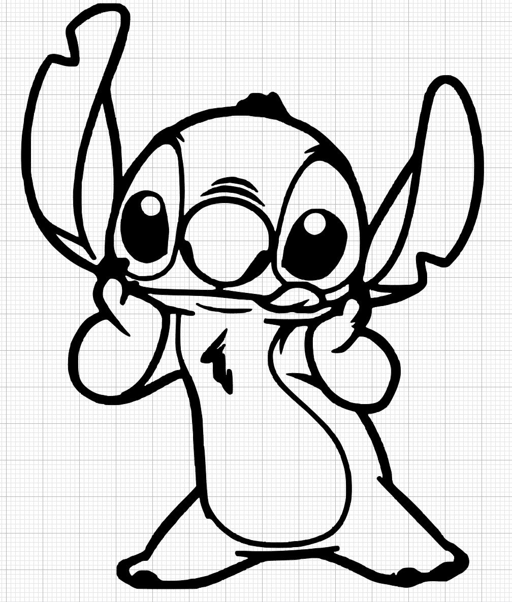 VINYL DECAL Stitch Lilo and Stitch Vinyl Decal Sticker | Etsy