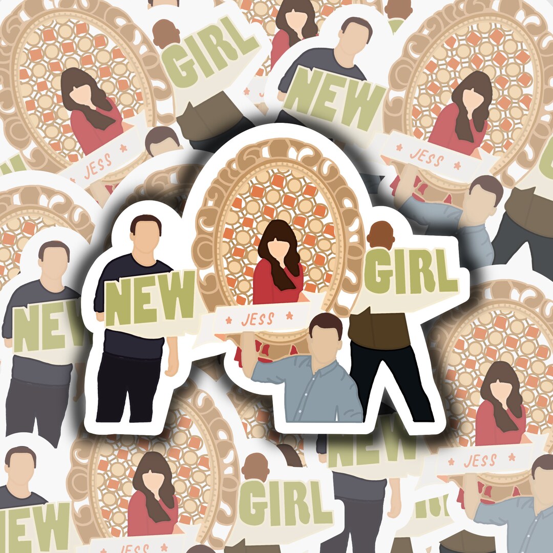 New Girl Stickers New Girl Tv Show Stickers New Girl Intro - Etsy