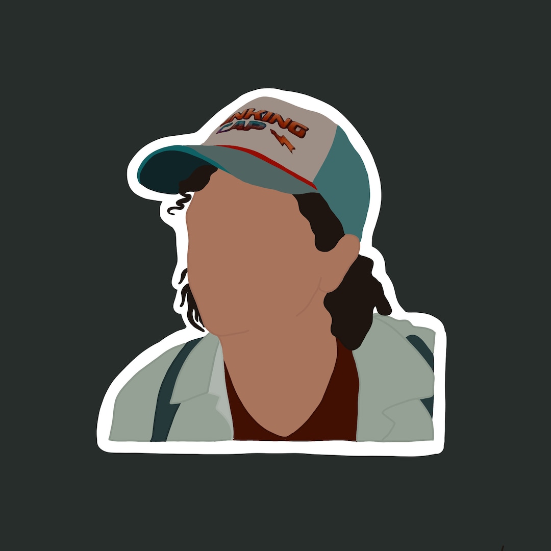 Dustin Henderson Sticker, Stranger Things Stickers, Tv Show Stickers ...