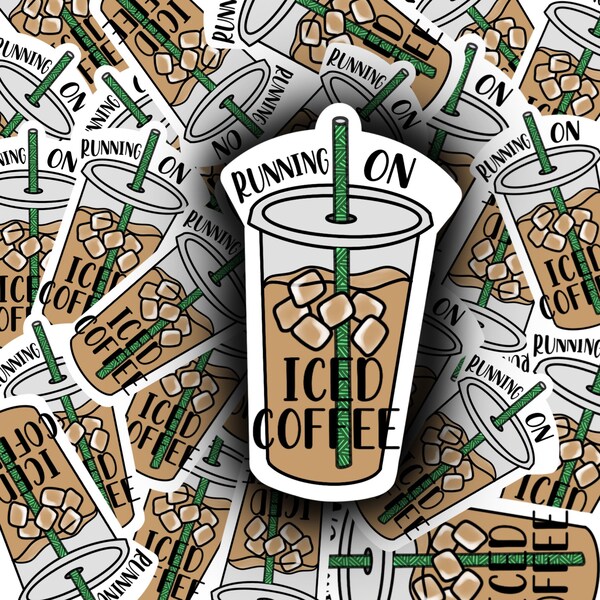 Iced Coffee Sticker - Etsy
