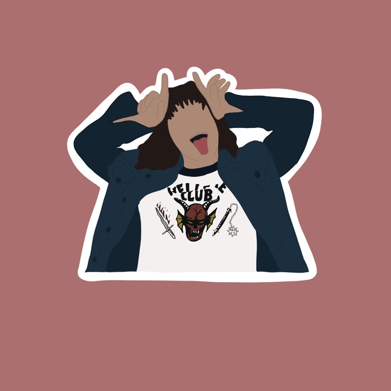 Eddie Munson Sticker Stranger Things Stickers Tv Show - Etsy UK