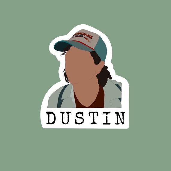 Dustin Henderson Sticker Stranger Things Stickers Tv Show - Etsy
