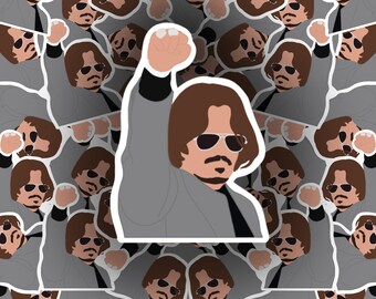 Johnny Depp Stickers - Etsy