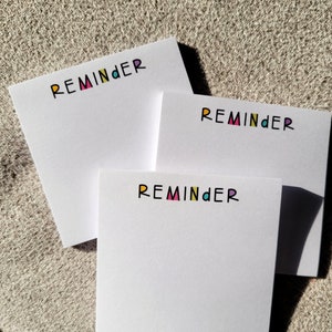 Sticky Notes Reminder Post It - Etsy