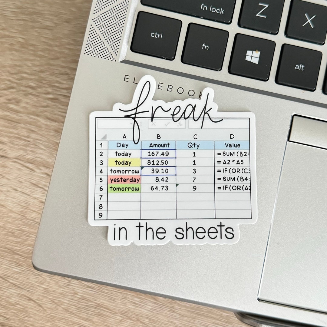 Excel Sticker | Funny Stickers | Water Bottle Stickers | Laptop ...