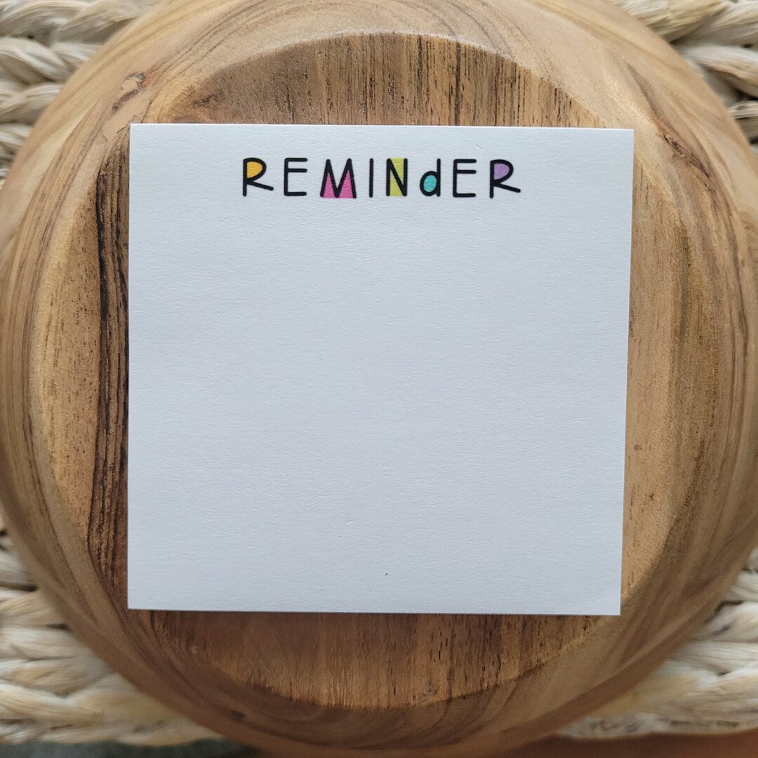 Reminder Post-it® Note - Etsy