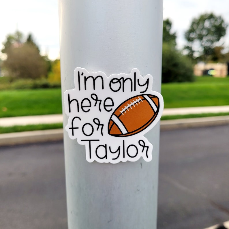 Taylor Swift Sticker | Taylor Version NFL - Etsy