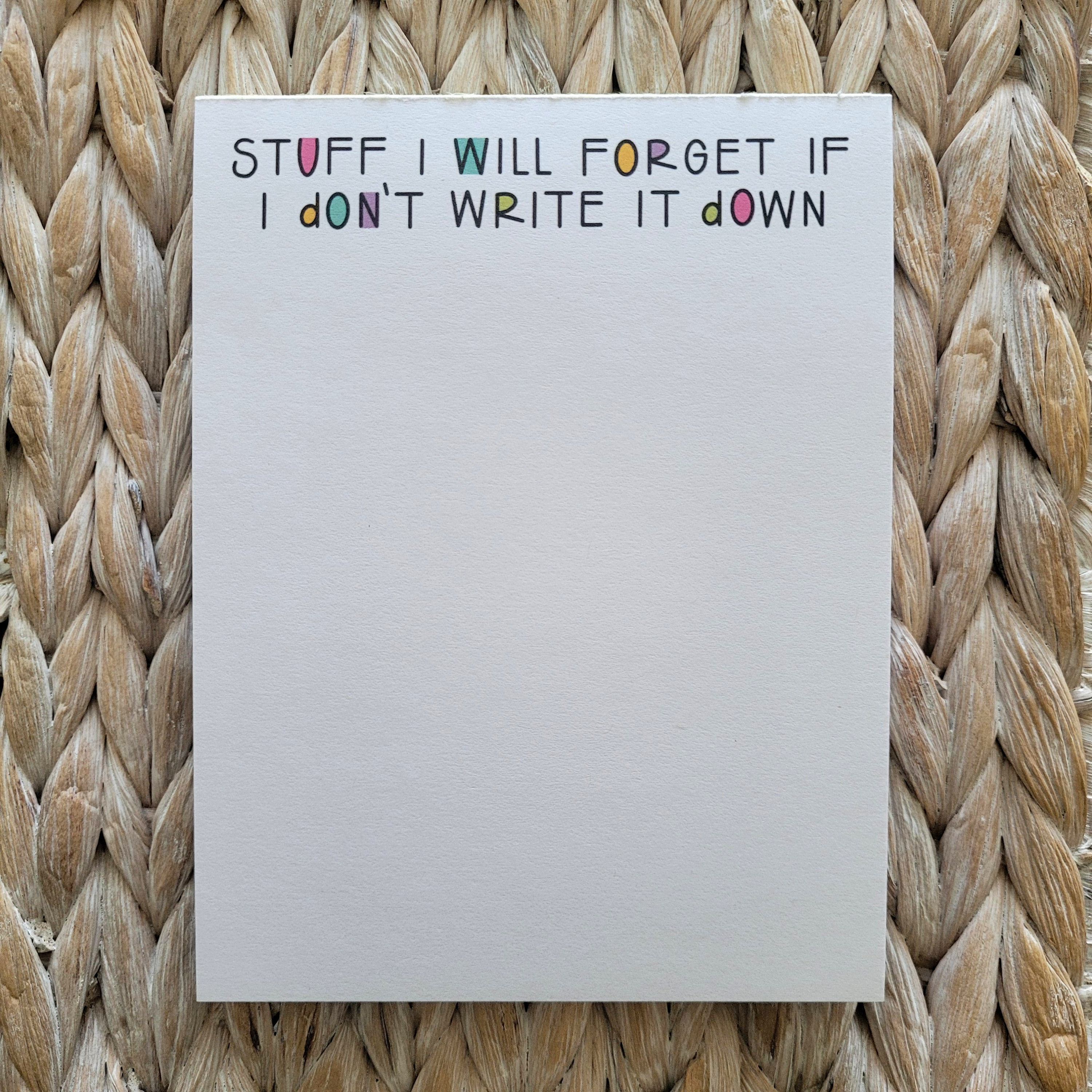 To Do List Notepad | Funny Stationery - Etsy