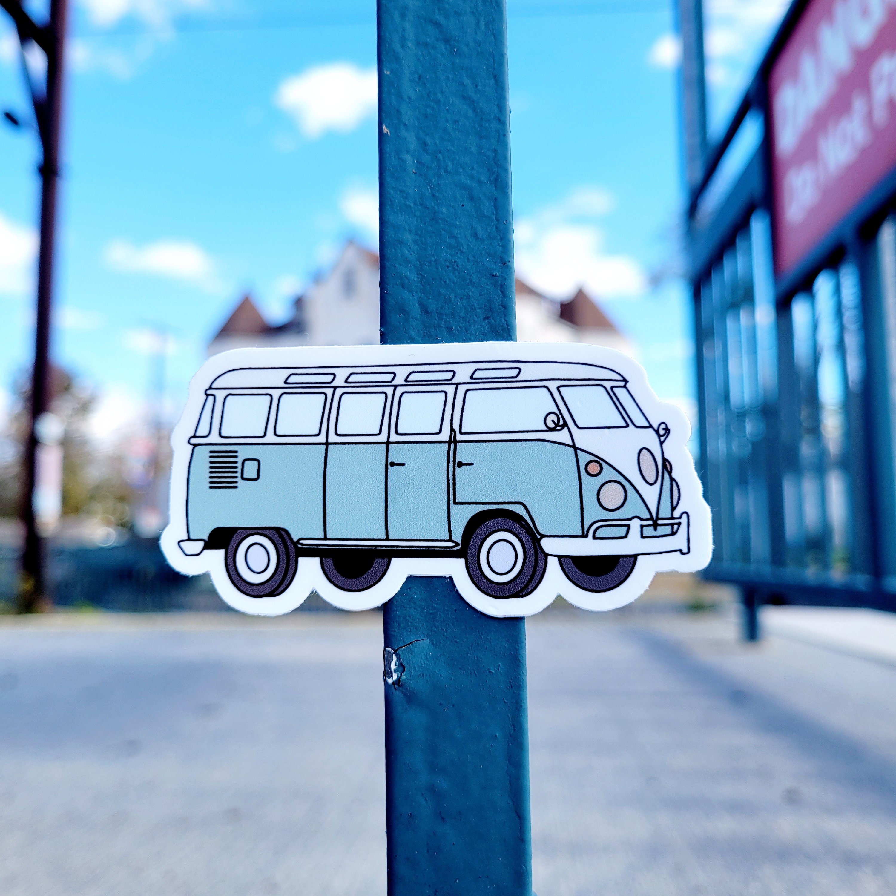 Van Life Bus Sticker Waterproof Sticker - Etsy
