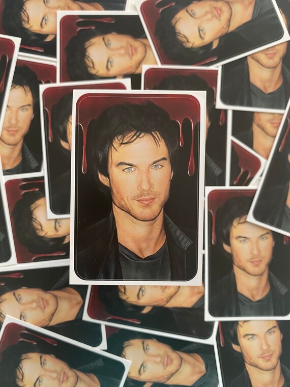 Damon & Stefan Salvatore Sticker the Vampire Diaries Inspired - Etsy