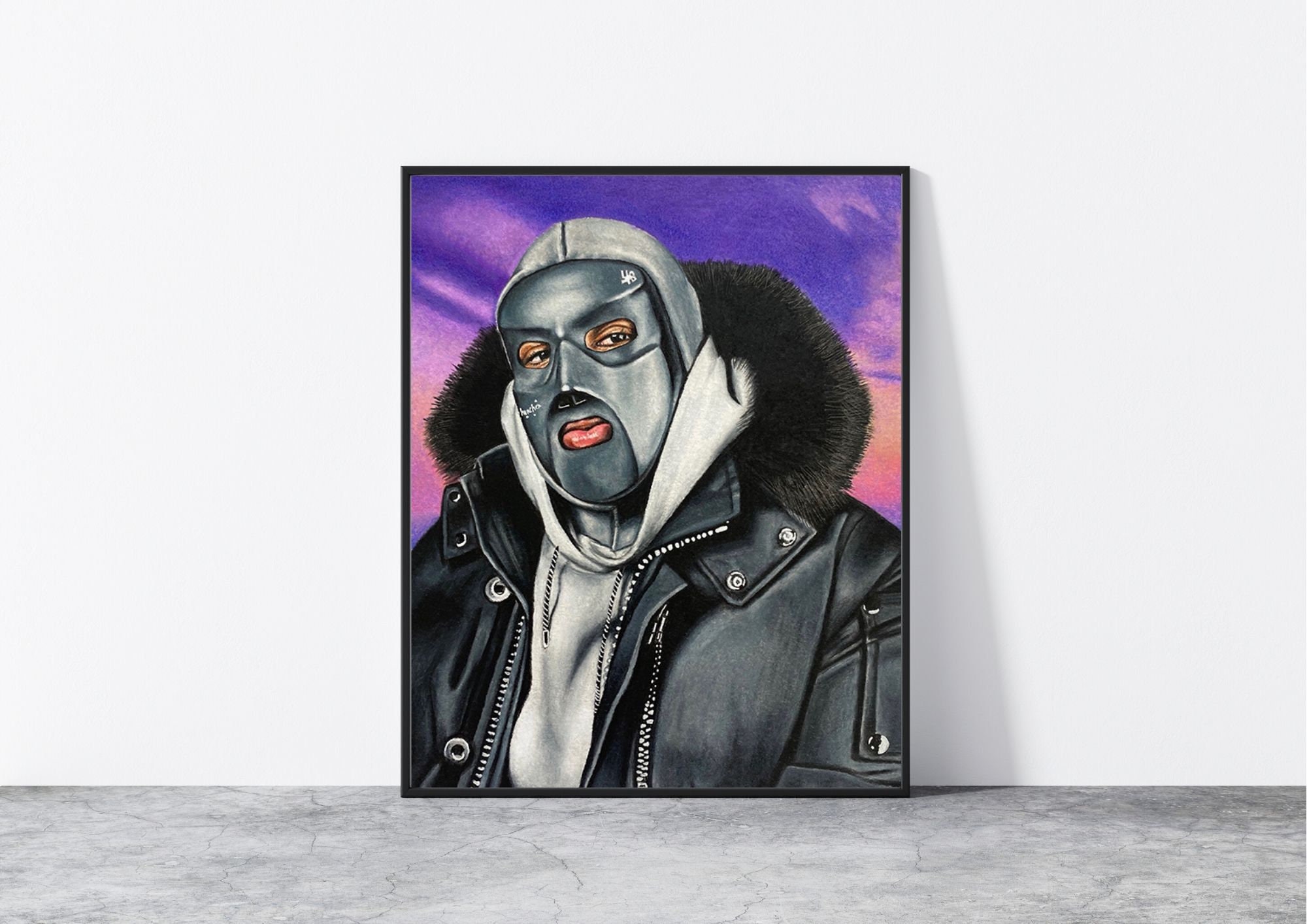 M Huncho Print| M Huncho Poster|room Decor, Wall Art, M Huncho Fan Art ...