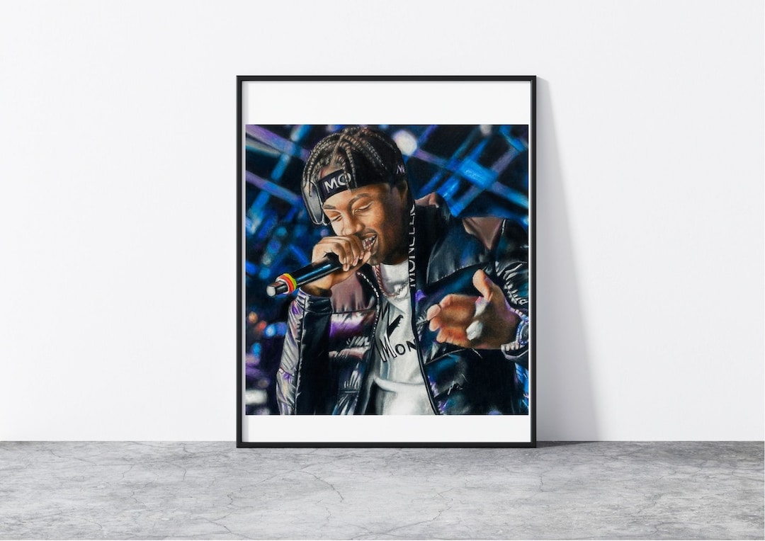 Lil Tjay Print| Poster Inspired by Lil Tjay| Room Decor, Music, Lil ...
