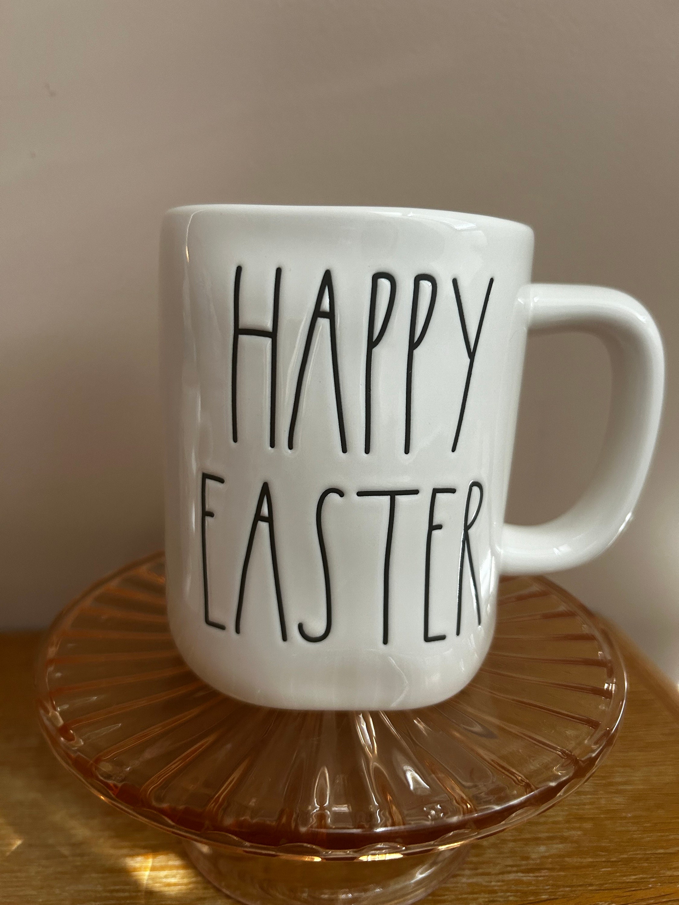 Rae Dunn Easter Coffee Mug happy Easter With Blue Interior - Etsy