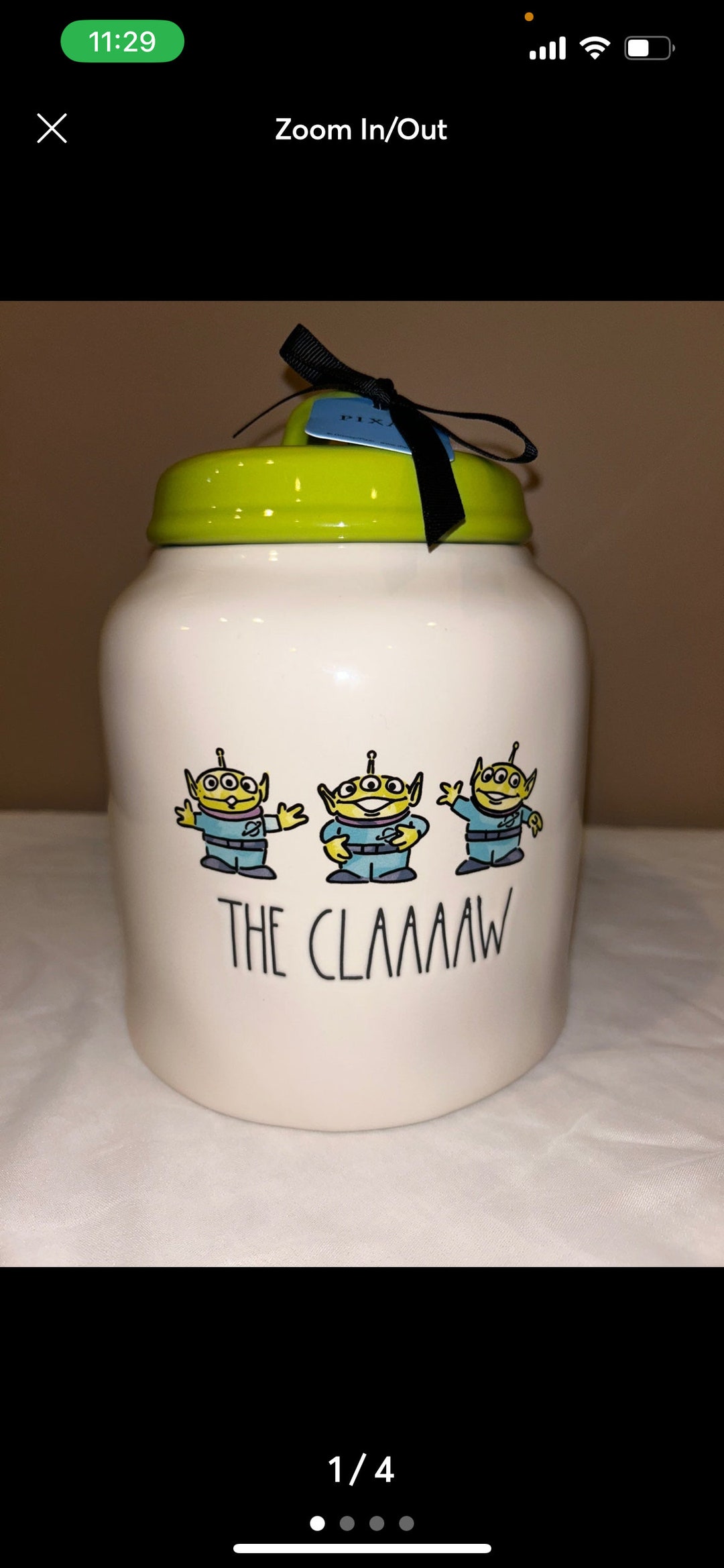 Rae Dunn Pixar Collection by Magenta Toy Story the Claaaww Jar ...