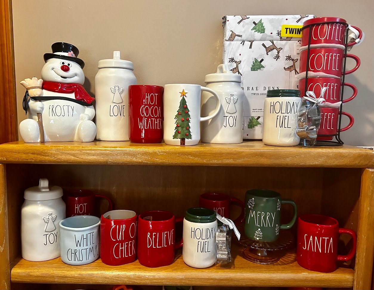 Rae Dunn Christmas Winter Collection: Coffee Mugs, Cookie Jars ...
