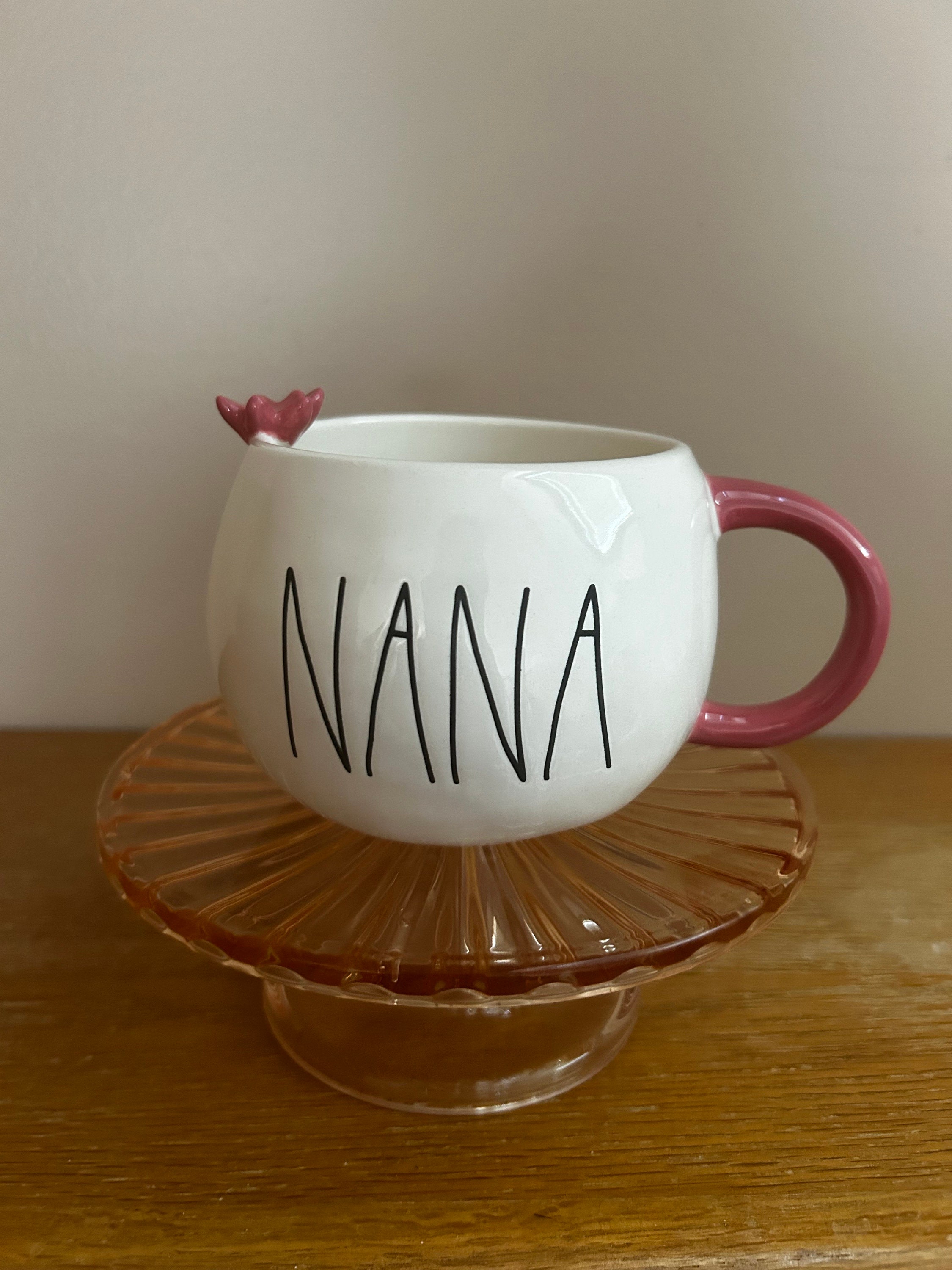 Rae Dunn Coffee Mug nana With Flower - Etsy