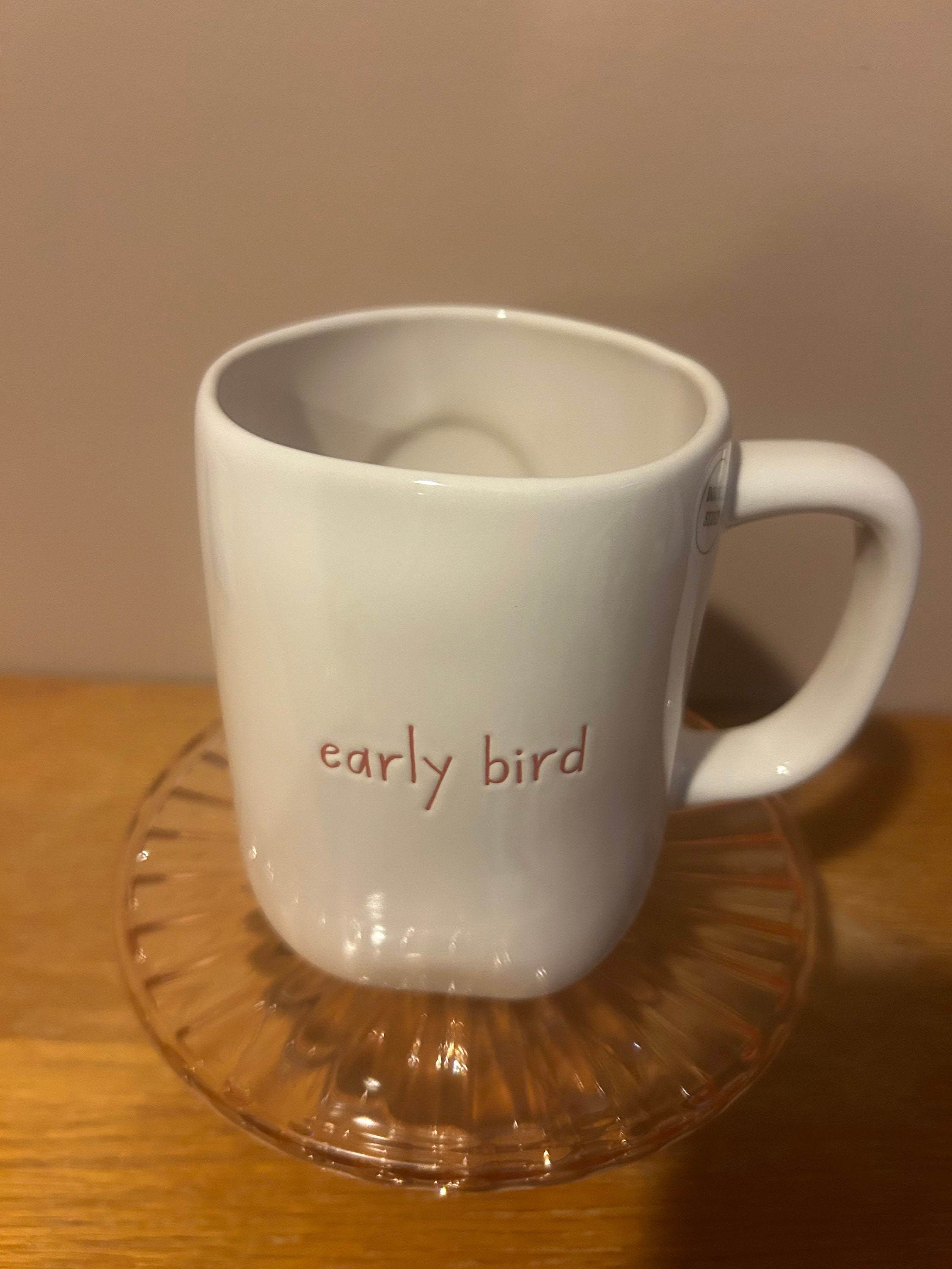 Rae Dunn Farm Line Collection: early Bird Coffee Mug With Rooster Image ...