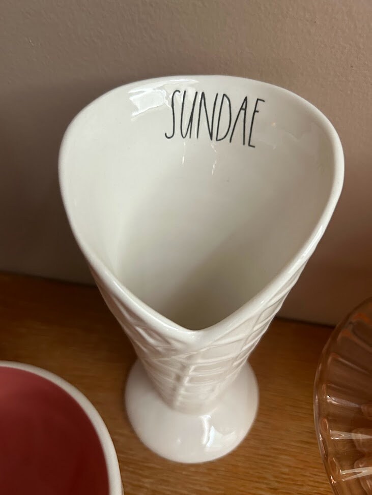 Rae Dunn Ice Cream Sundae Set Summer Ice Cream Collection Perfect for ...