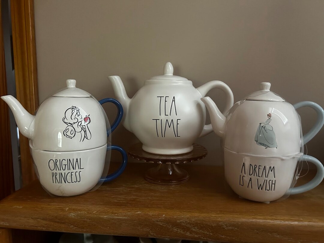 Rae Dunn Disney Teapots Farm Line Teapot: Snow White original Princess ...