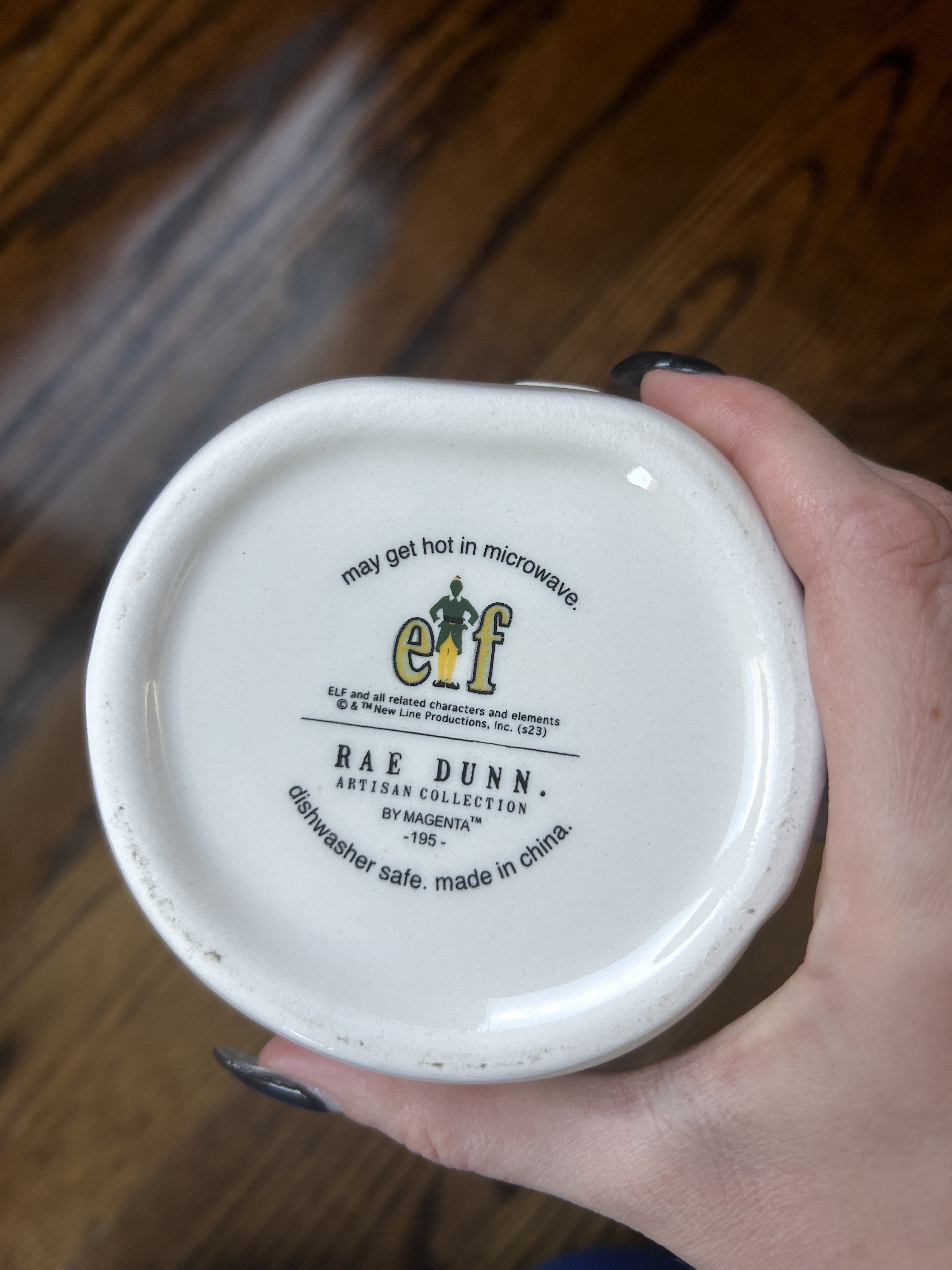 Rae Dunn Christmas Winter Coffee and Hot Cocoa Mug: ELF Movie Smiling's ...