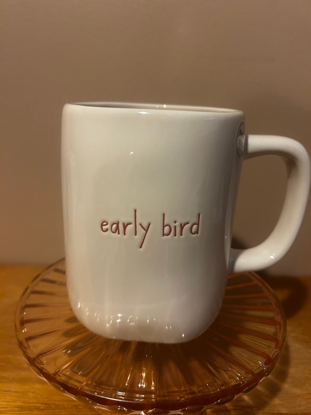 Rae Dunn Farm Line Collection: early Bird Coffee Mug With Rooster Image ...