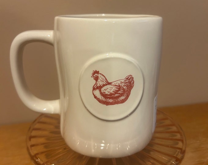 Rae Dunn Farm Line Collection: "early Bird" Coffee Mug With Rooster ...
