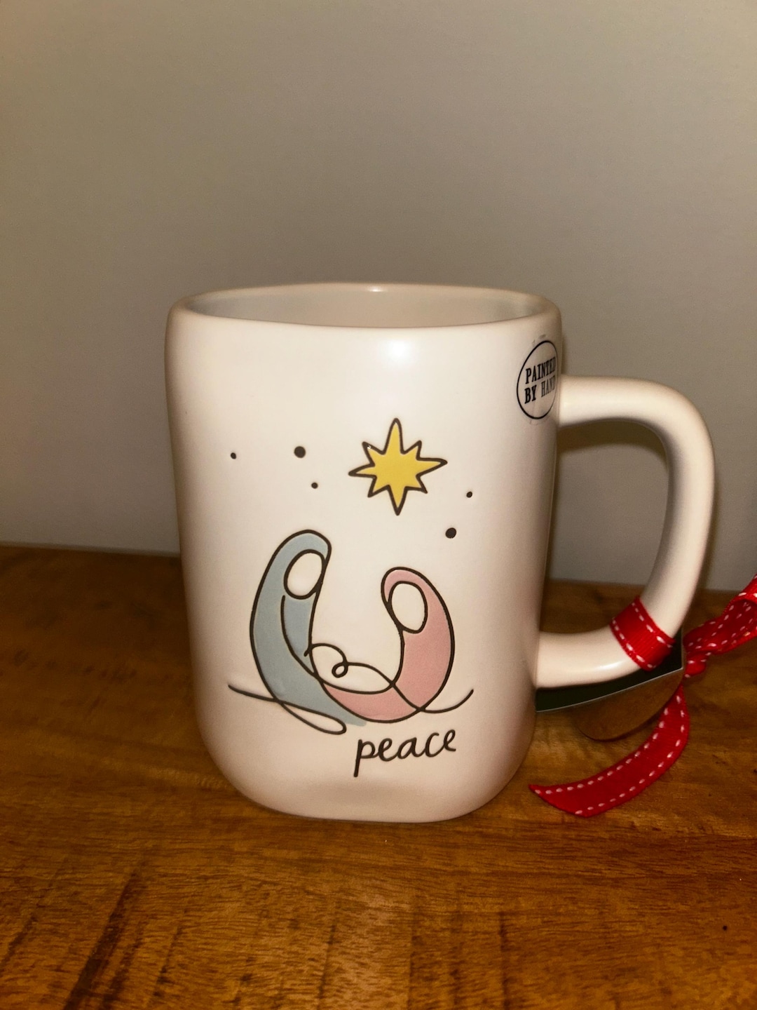 Rae Dunn Christmas Winter Coffee and Hot Cocoa Mug: peace Nativity ...