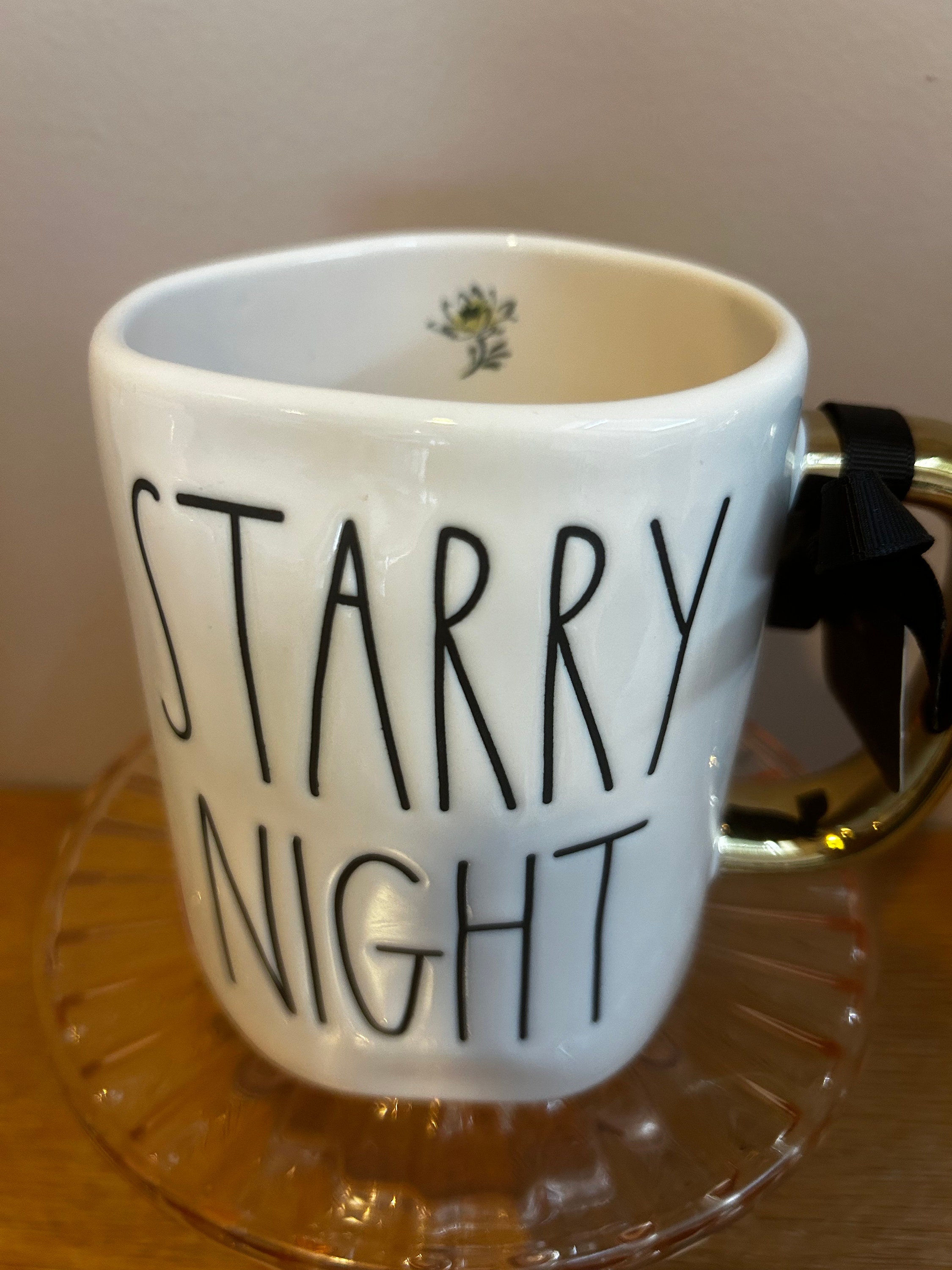 Rae Dunn Disney Aladdin starry Night Jasmine Coffee Mug With Golden ...