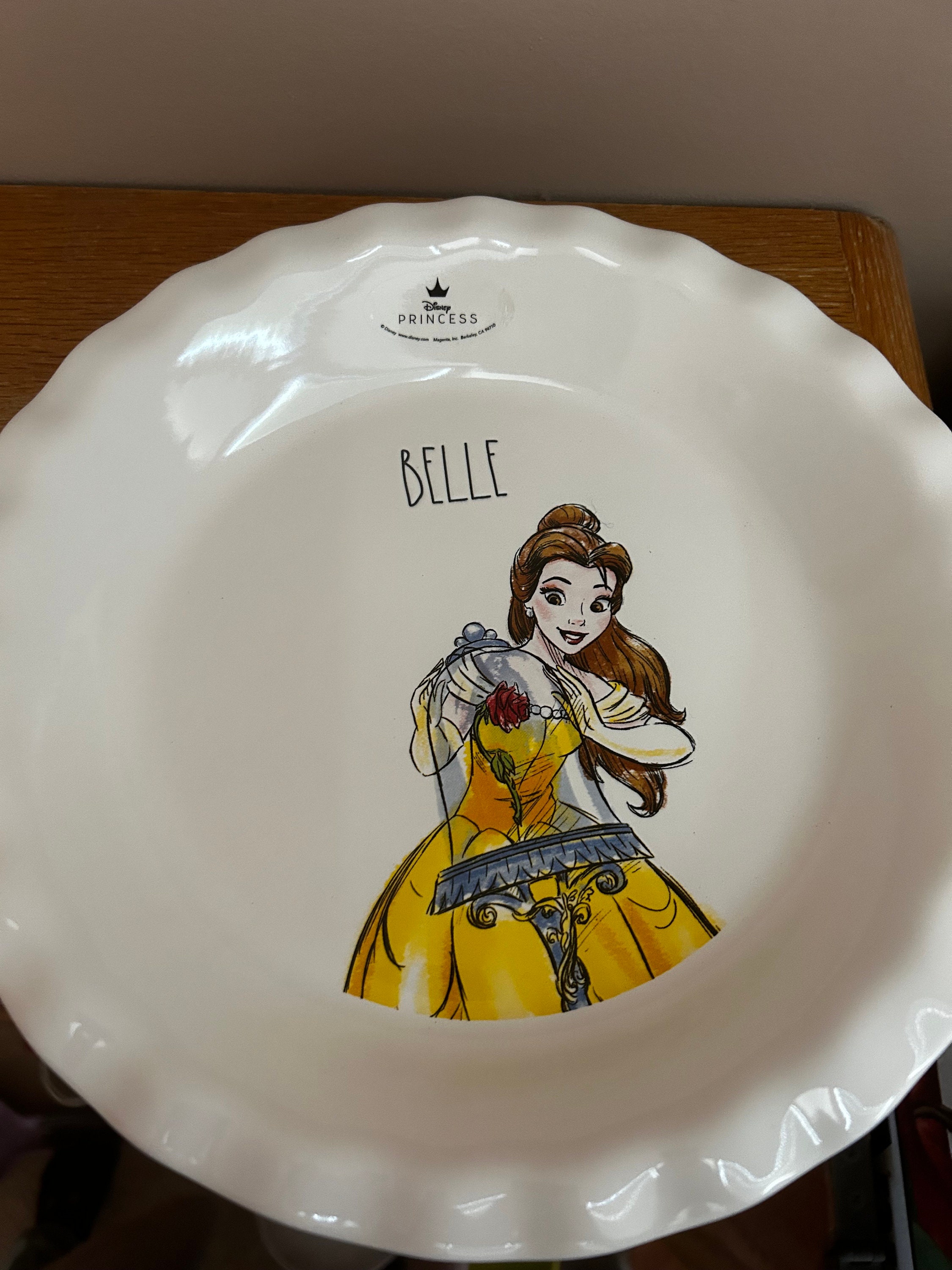 Rae Dunn Disney Collection by Magenta belle and be Our Guest Pie Dishes ...