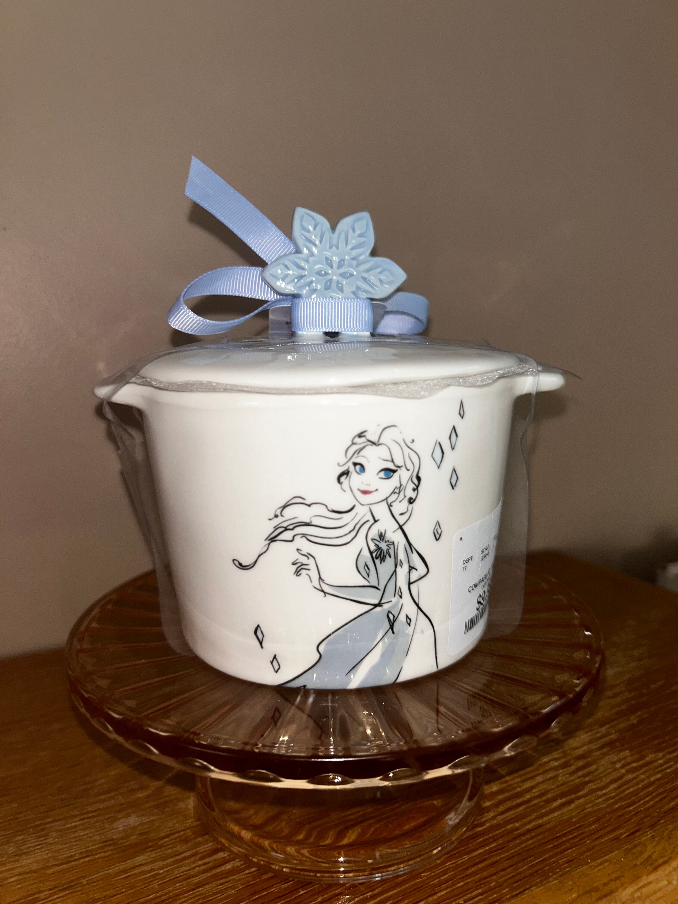 Rae Dunn Disney Collection by Magenta Frozen Elsa Mini Container/crock ...