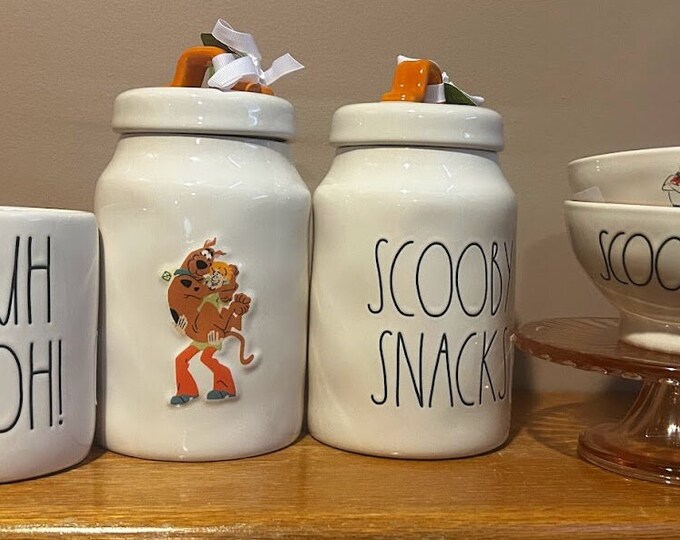 Rae Dunn Halloween Scooby Doo Mugs, Bowls, and Jar Collection - Etsy