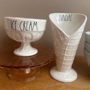 Rae Dunn Ice Cream Sundae Set - Summer Ice Cream Collection! Perfect ...