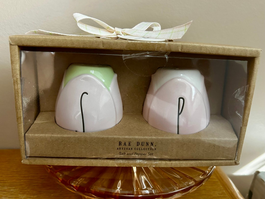 Rae Dunn Flower Salt and Pepper Shakers Set - Floral Shaped - Etsy