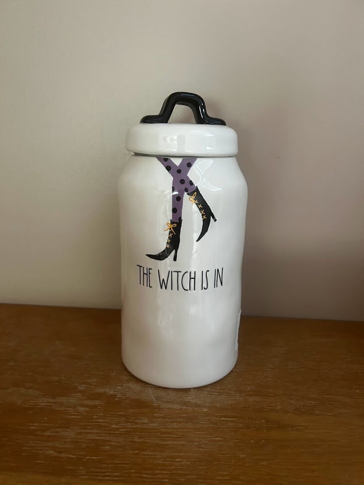 Rae Dunn: Halloween scaredy Cat witch's Brew Canisters - Etsy