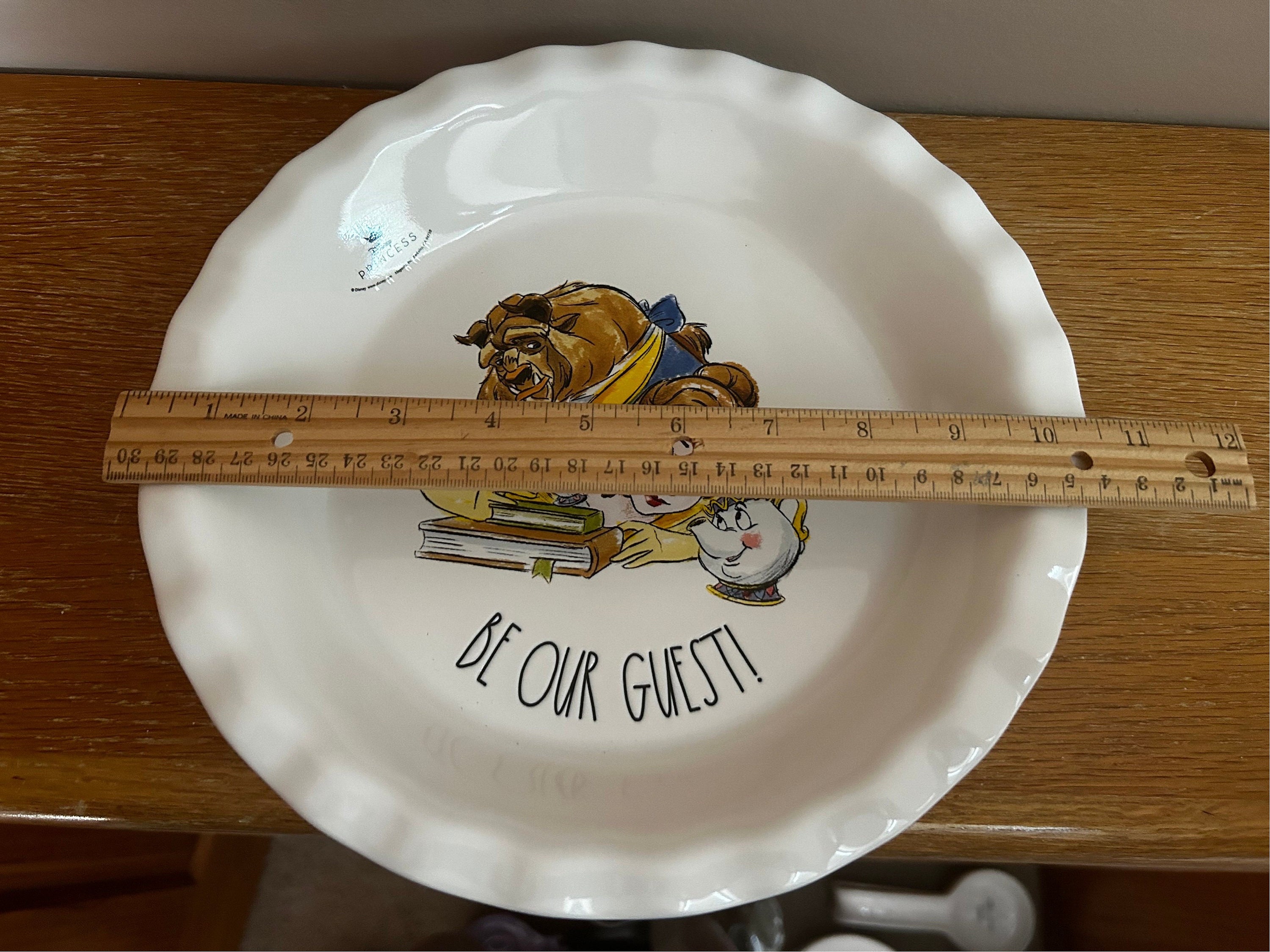 Rae Dunn Disney Collection by Magenta belle and be Our Guest Pie Dishes ...