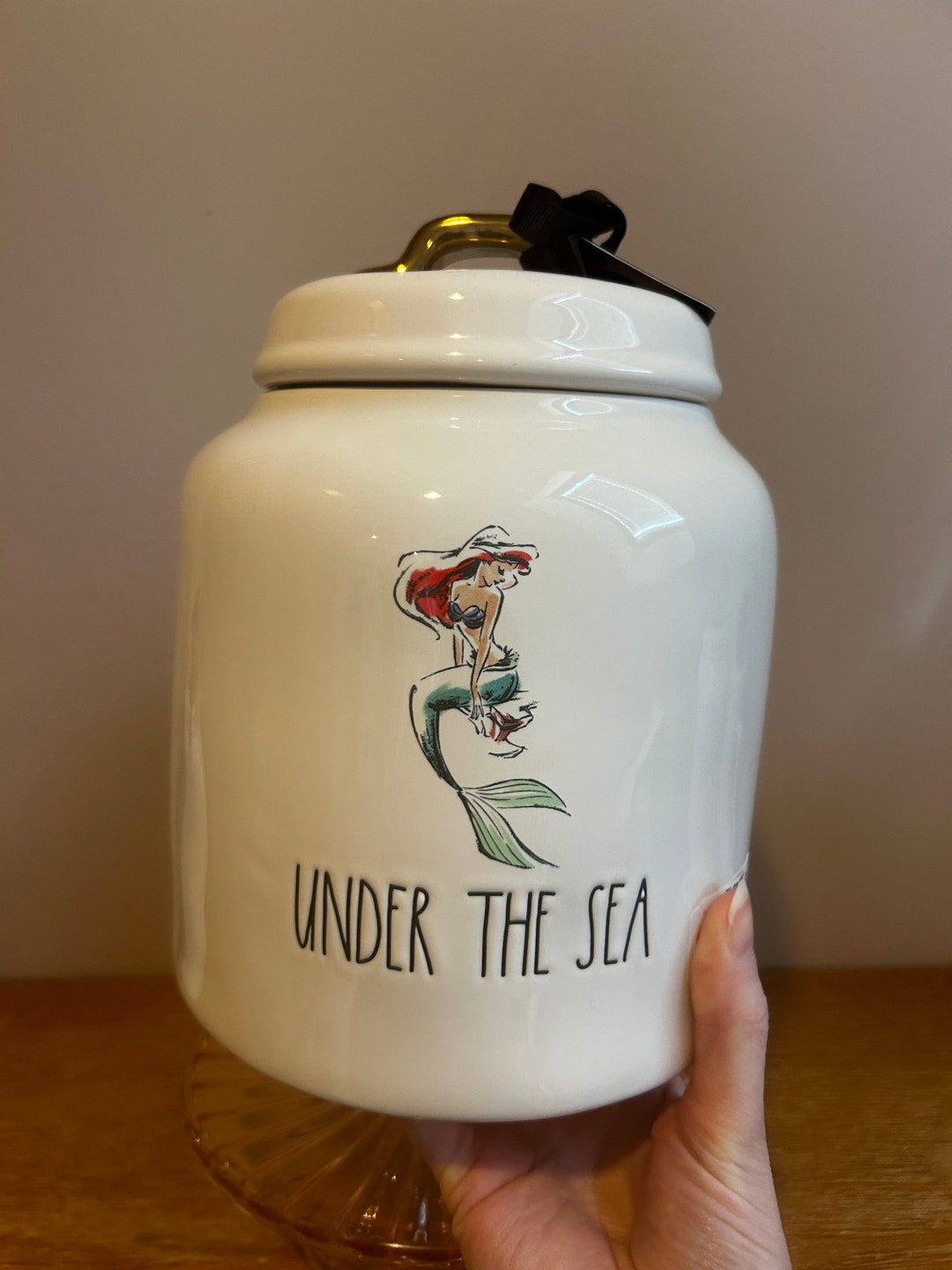 Rae Dunn: the Little Mermaid under the Sea Container Disney Ariel - Etsy