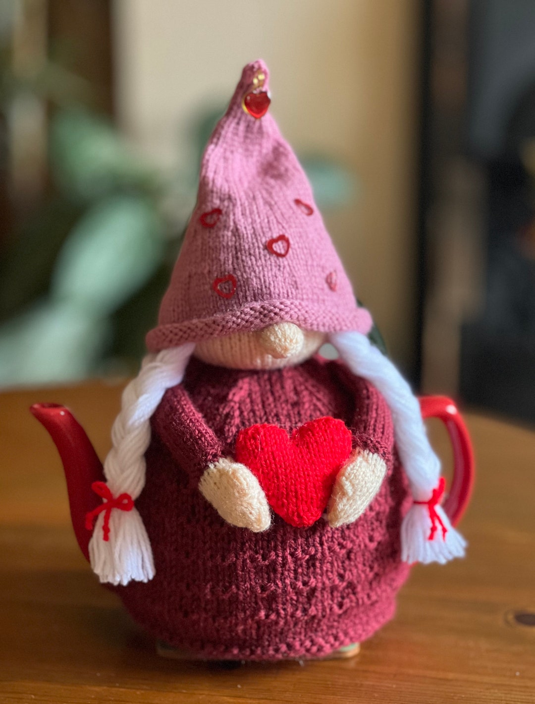 Miss Valentine Gonk Tea Cosy Knitting Pattern. PDF Digital Download ...