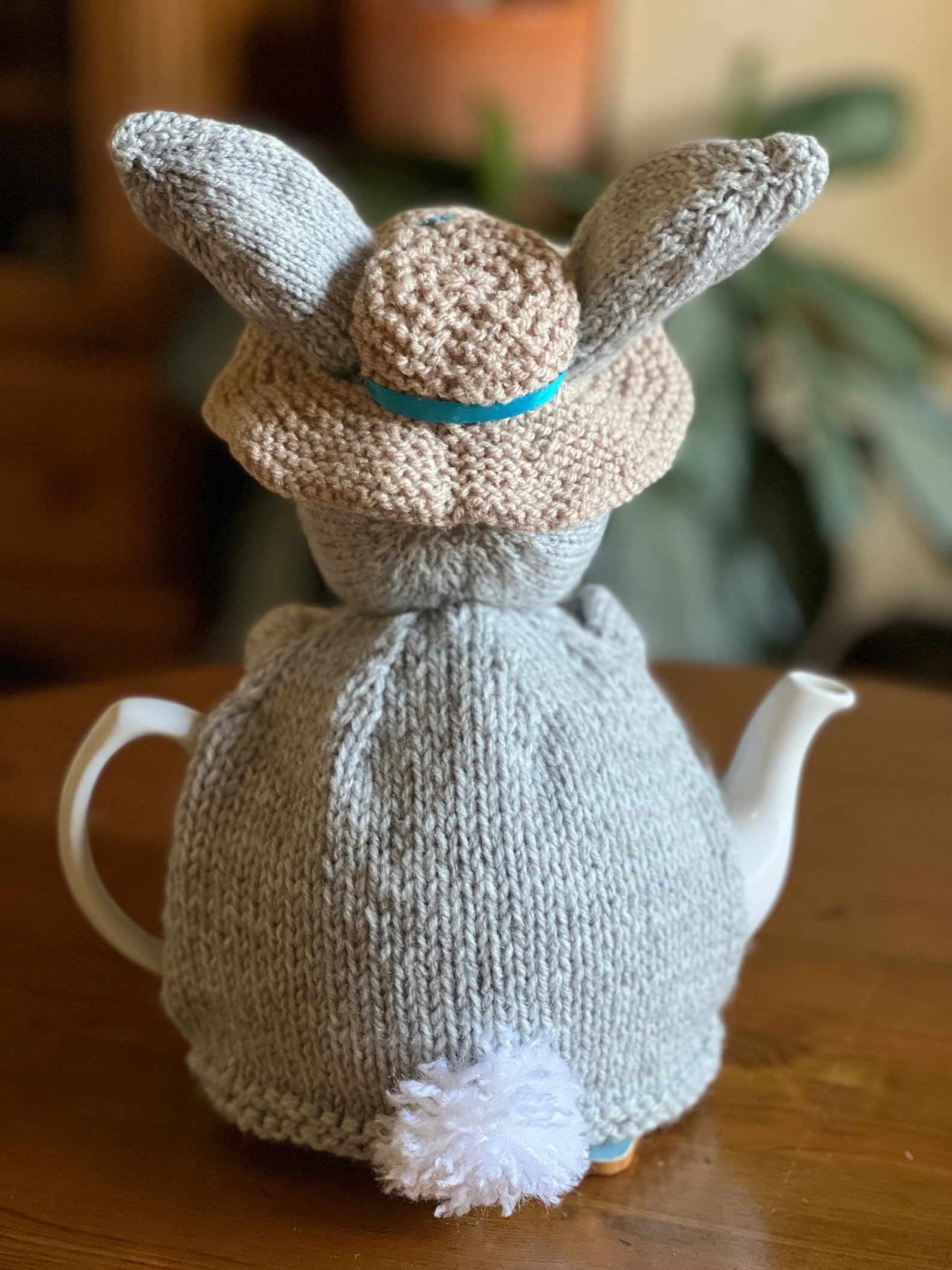 Tea Cosy Knitting Pattern. PDF Digital Download. Rowena Rabbit Tea Cosy ...