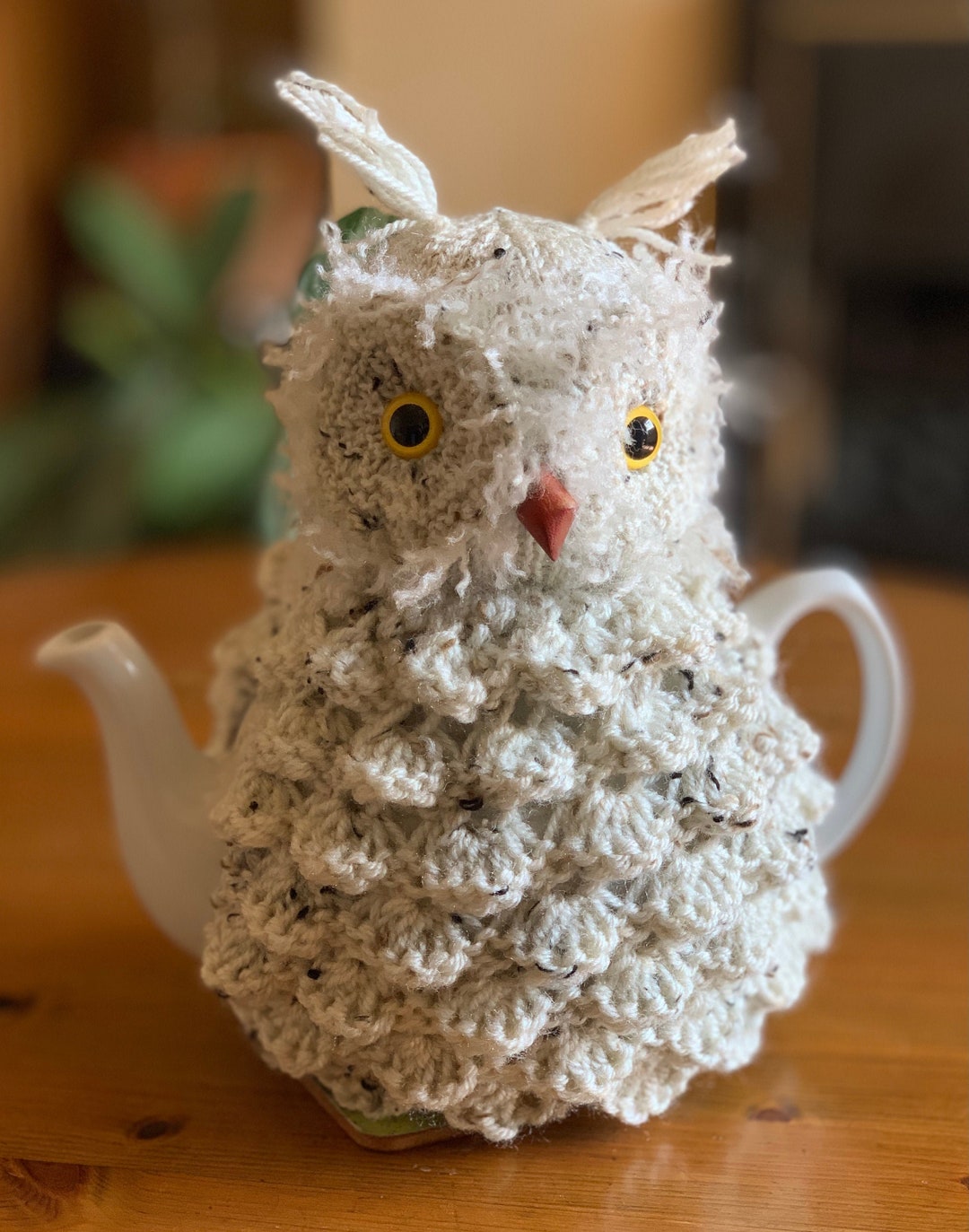 Tea Cosy Knitting Pattern. PDF Digital Download. ‘oliver’ the Owl Tea ...