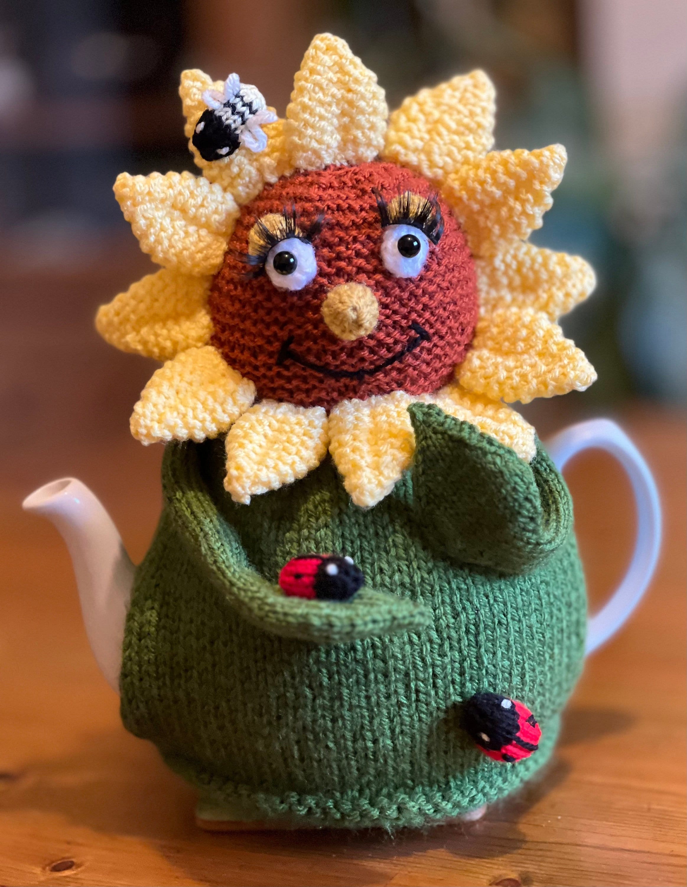Suzie the Sunflower Tea Cosy Knitting Pattern. PDF Digital Download ...