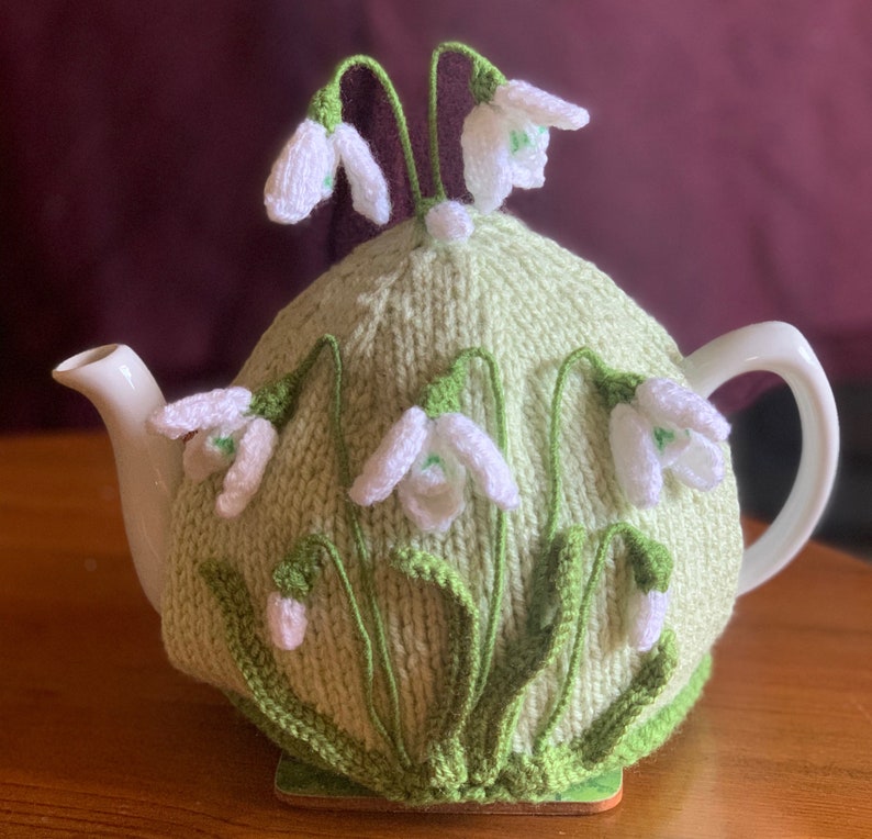 Tea Cosy Knitting Pattern. PDF Digital Download. snowdrops - Etsy Australia