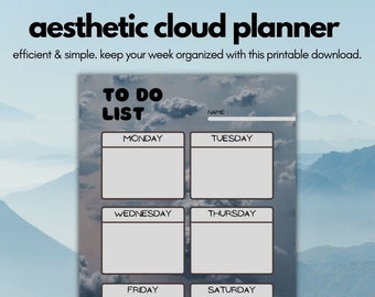 Simple to Do List Printable Instant Download Aesthetic Daily - Etsy