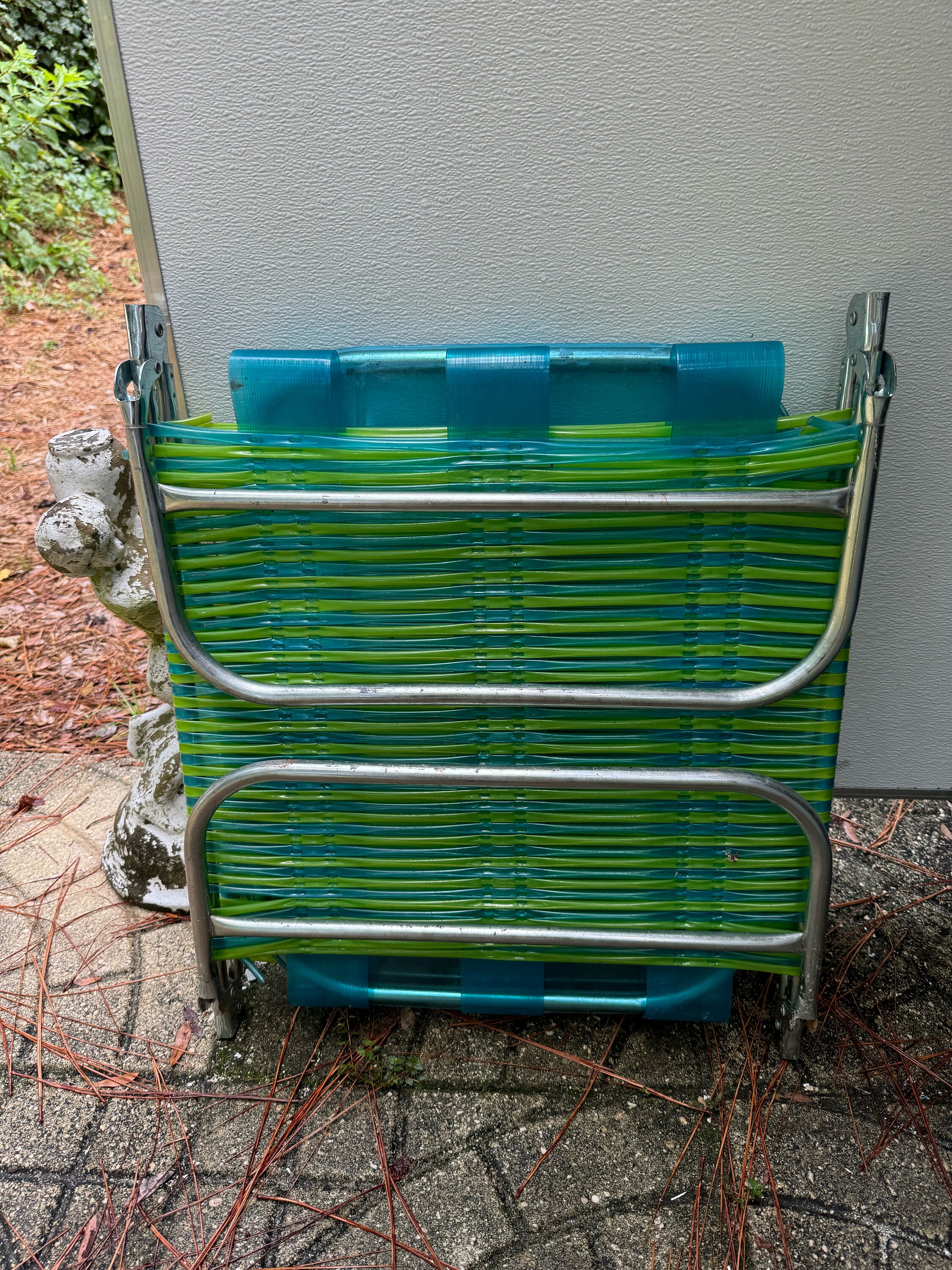 Gel Lounge Chair Tube Chaise Beach Chair Jelly Lounge Chair Blue and ...