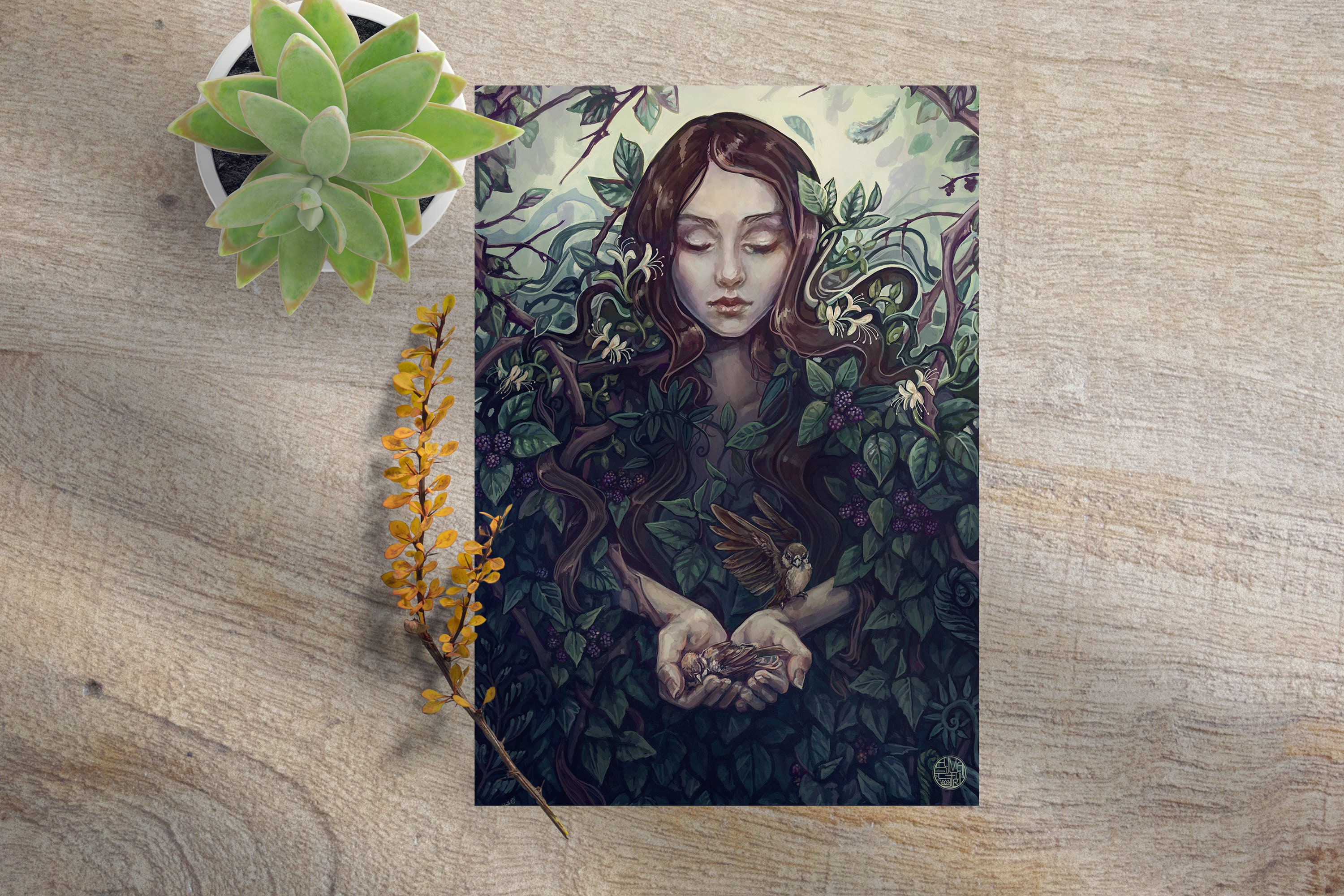 Fantasy Poster bramble Fairy Tale Fantasy Art - Etsy